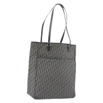 Dior Pre-owned Toile sacs-dior - Femme - Pre-owned - Bleu - Taille: ONE Size