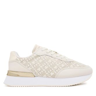 Tommy Hilfiger Sneakers Tommy Hilfiger Chic Monogram Runner FW0FW09051 &Eacute;cru