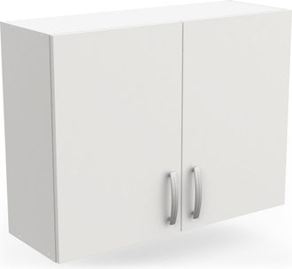 M&ouml;belando H&auml;ngeschrank >Nova< in matt Weiss - 80x60x28cm (BxHxT)