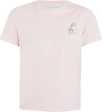 Casablanca Femme, Tops, Rose, Taille: 38 FR T-shirt Memphis Elements