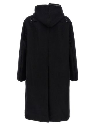 Rick Owens Gimp Mac Coat - Black