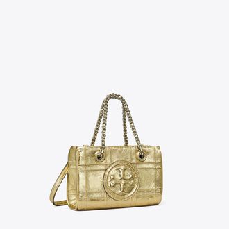 Tory Burch Damen Weiche Fleming Mini Tote Bag mit Kettenriemen