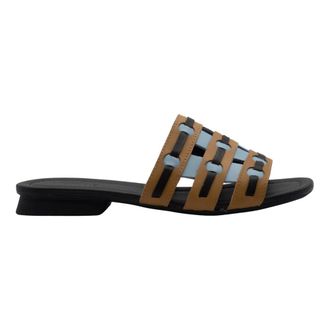 Camper Geflochtene Sandale Frau niedriger Absatz - - Shoes - Damen - Braun - 39 EU