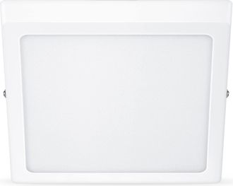 Philips LED Einbauspot Slim Surface, 12W, k&uuml;hlwei&szlig;es Licht (4000K), quadratisch, Wei&szlig;