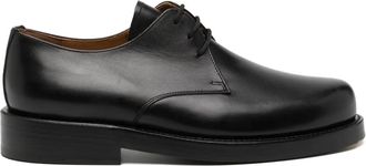 Junya Watanabe derbies en cuir &agrave; lacets - Noir
