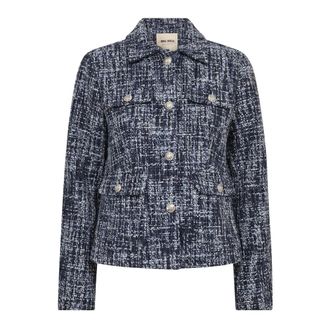 Mos Mosh MOS Mosh, Femme, Vestes, Bleu, Taille: 36 FR Veste en tweed