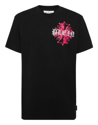 Philipp Plein T-Shirt Rundhalsausschnitt Ss Crest