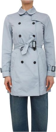 Marella Femme, Manteaux, Bleu, Taille: 36 FR Impermeabile