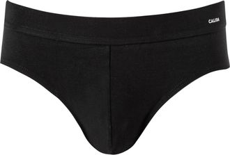 CALIDA Herren Slip schwarz Baumwolle & Mix unifarben