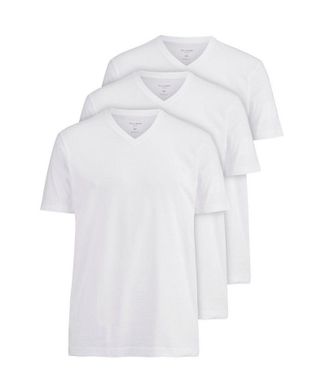 Olymp T-Shirt (Packung, 3-tlg., 3er) V-Ausschnitt, modern fit, reine Baumwolle