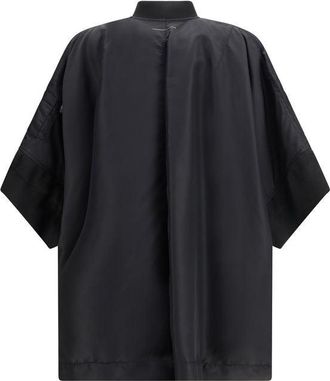 Maison Margiela Womens Black Polyamide Cloacks Clothing