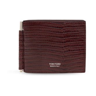 Tom Ford Leder-Portemonnaie mit Geldklammer - - Accessories - Herren - Rot - ONE SIZE