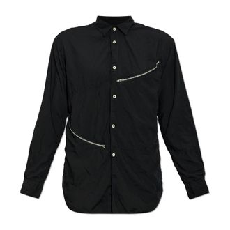 Comme Des Gar&ccedil;ons Chemise avec poche zipp&eacute;e - Homme - Chemises - Noir - Taille: S