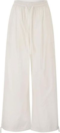 Max Mara Femme, Pantalons, Beige, Taille: 36 FR Wkibellico Pantalon Baggy en Coton