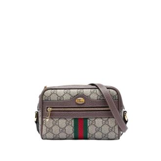 Gucci Pre-owned Sac bandouli&egrave;re Ophidia - Femme - Pre-owned - Beige - Taille: ONE Size