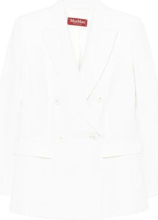 Max Mara Femme, Vestes, Blanc, Taille: 40 FR Veste Crois&eacute;e
