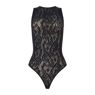 Wolford Infinite Rose Bodysuit - - Tops - Damen - Blau - L