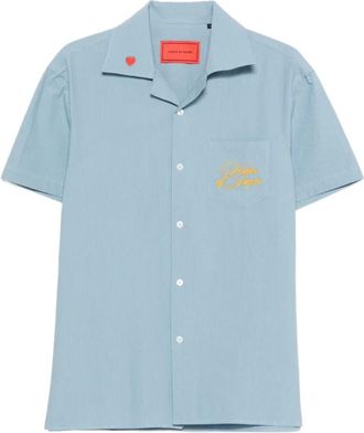 Vision Of Super Vision OF Super, Homme, Chemises, Bleu, Taille: S Short Sleeve Chemises