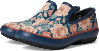 Bogs Bogs Womens Patch Slip On Tapestry Floral Rain Boot, Navy Multi, 11