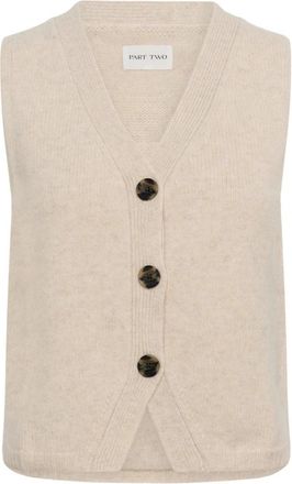 Part Two Strickjacke - - Knitwear - Damen - Beige - M