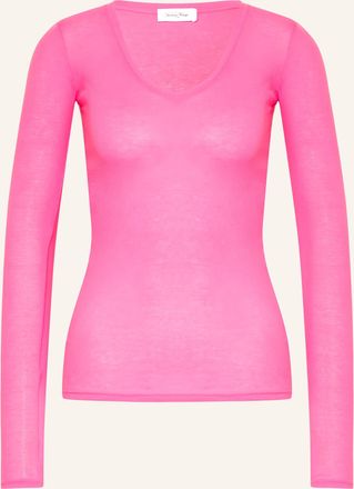American Vintage American Vintage Longsleeve Masachusetts pink