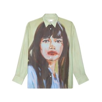 Études Studio Herren, Shirts, Grün, LGröße