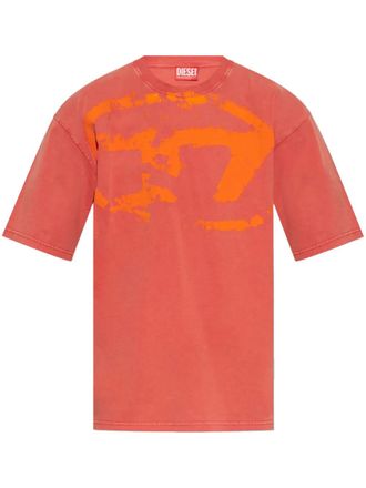 Diesel t-shirt T-BOXT-R21 - Orange