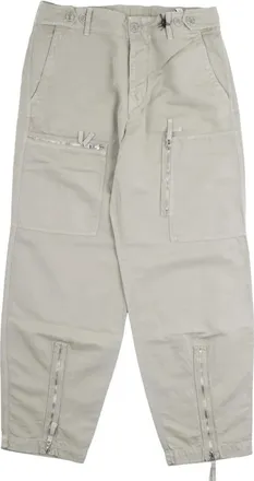 C.P. Company C.p. Company, Homme, Pantalons, Vert, Taille: L Pantalon Cargo en Lin et Coton