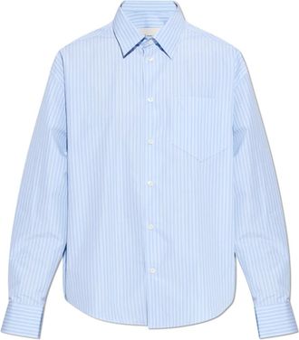 Ami Femme, Blouses et Chemises, Bleu, Taille: 36 FR De Coeur Boxy Shirt
