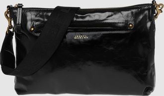 Isabel Marant Sac Nessah Cuir Froissé Noir