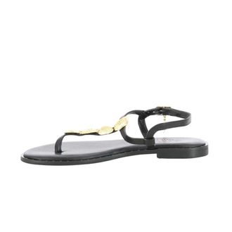Caryatis Greek Sandals Femme, Chaussures, Noir, Taille: 41 EU Niki Flat Sandal
