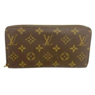 Louis Vuitton unisex, Pre-owned, Brun, Taille: ONE Size Portefeuille en tissu Pre-owned
