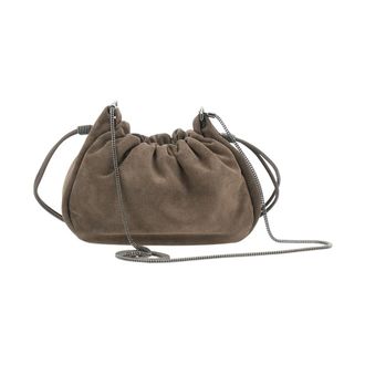 Brunello Cucinelli Bucket Mellow Mini - - Bags - Damen - Braun - ONE SIZE