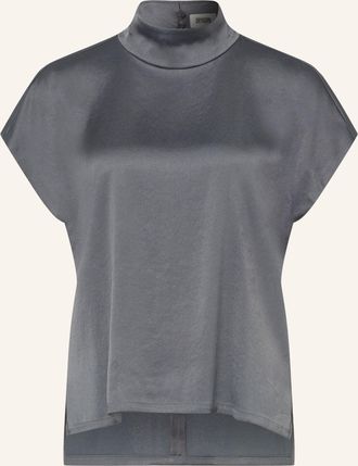 Drykorn Drykorn Blusenshirt Alaria_1 Aus Satin grau