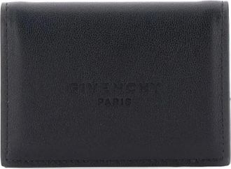 Givenchy Portemonnaies - Rectangular Black Wallet With Embossed Branding - Gr. unisize - in Schwarz - f&uuml;r Damen