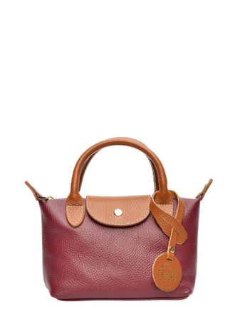Roberta M Weinfarbe Rindsledertasche