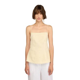 Semicouture Femme, Tops, Jaune, Taille: 40 FR Top Giallino