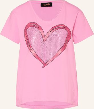 Miss Goodlife Miss Goodlife T-Shirt Mit Schmucksteinen rosa