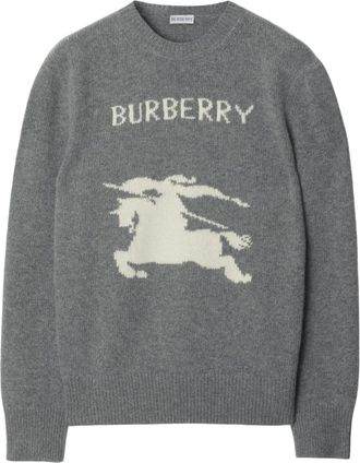 Burberry Homme, Pulls, Gris, Taille: M Pulls &agrave; col rond