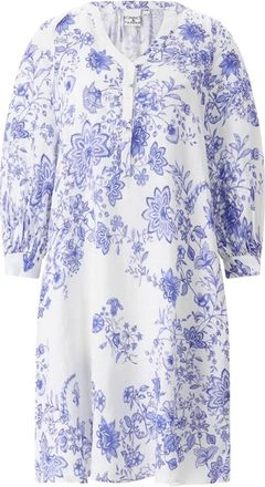 Emily van den Bergh Femme, Robes, Bleu, Taille: 42/44 FR Robe Courte de Jour
