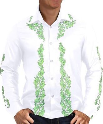 Generic T-shirt pour homme - Motif r&eacute;tro europ&eacute;en occidental - Imprim&eacute; - D&eacute;contract&eacute; - Confortable - Tendance - Commerce ext&eacute;rieur - Entreprise - Revers - Che