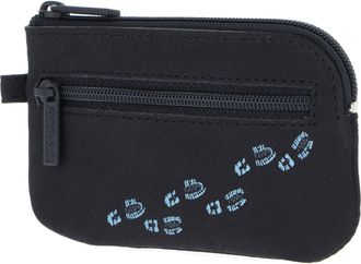Oxmox Schl&uuml;sselm&auml;ppchen New Cryptan Keyholder Footsteps Print Cyan Black schwarz