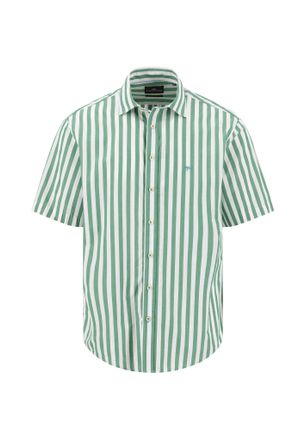 Fynch-Hatton Kurzarmhemd FYNCH-HATTON, Herren, Gr. XXL, N-Gr, gr&uuml;n (jade), Web, Obermaterial: 100% Baumwolle, gestreift, regular fit normal, ohne Ausschnitt, gerad