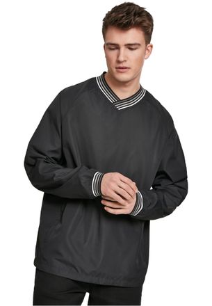 Urban Classics Herren Pullover Warm Up Pull Over, Blk/Gry, Gr&ouml;&szlig;e: XL