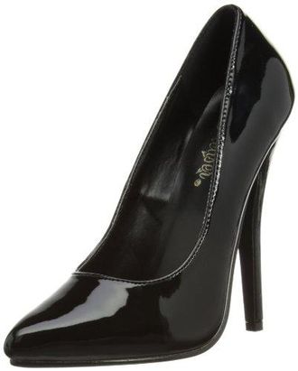Devious Pleaser Eu-Dom420/B, Escarpins femme, Noir (Black Patent), 37