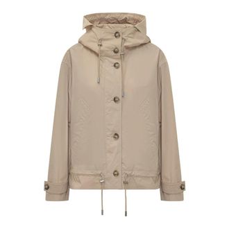 Woolrich Femme, Vestes, Beige, Taille: 38 FR Veste Courte L&eacute;g&egrave;re