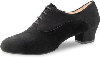 Werner Kern Runa Chaussures dentra&icirc;nement pour femme - En daim noir - Largeur normale - Talon bloc de 3,5 cm - Semelle en daim - Fabriqu&eacute;es en Italie, Noir, 40 2/