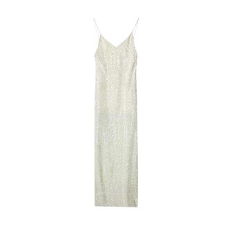 Nina Ricci Gr&uuml;nes Kleid mit Paillettenbesatz - - Dresses - Damen - Gr&uuml;n - XS