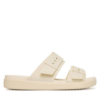 Crocs Pantoletten Crocs Brooklyn Buckle Low Low 211215 &Eacute;cru