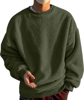 Generic Sweats &agrave; capuche et sweatshirts tendance pour homme - Hauts confortables - Doux et fin - Pour entra&icirc;nement amusant - Col rond - Pour lautomne - L&eacute;ger 